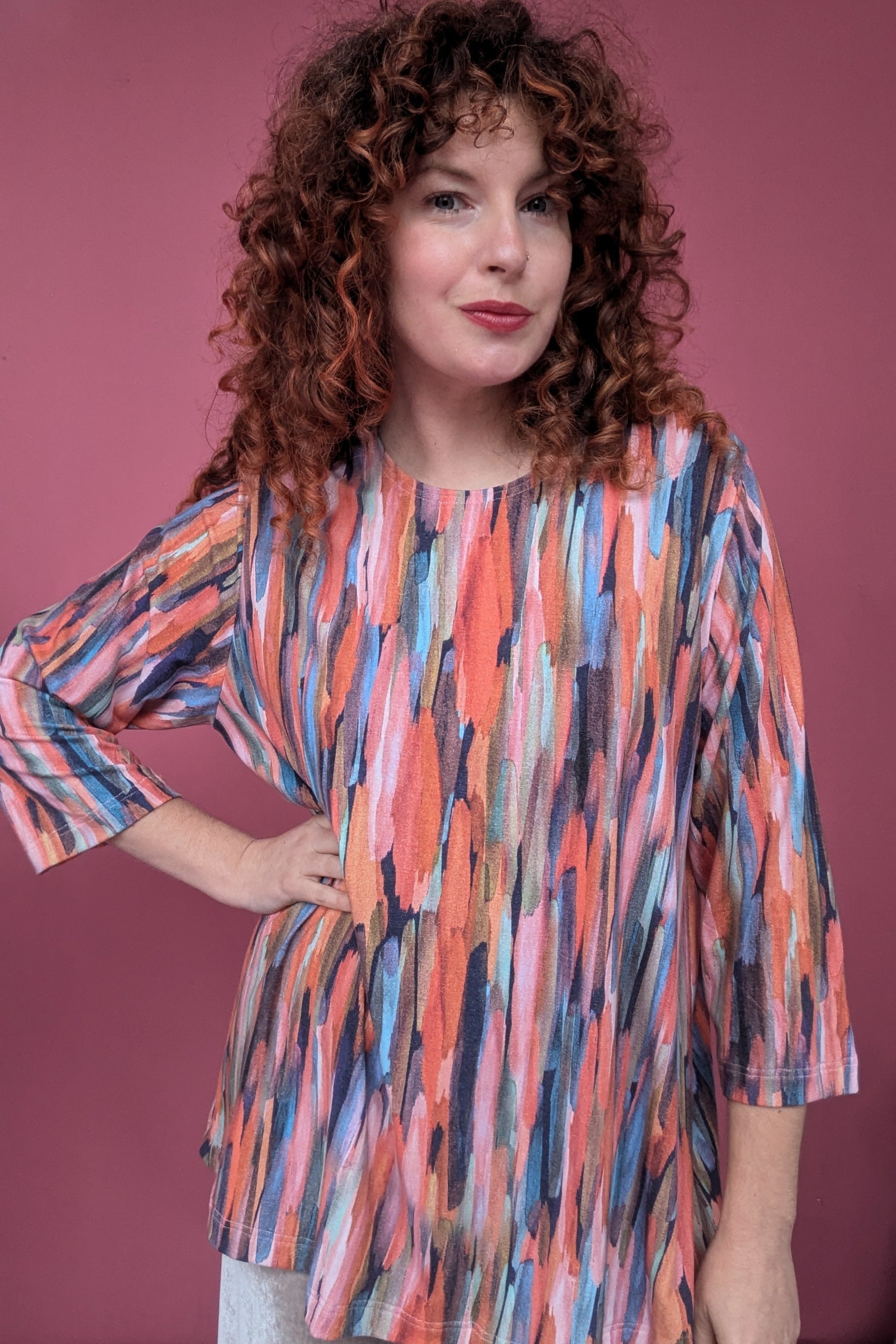 Swing Tunic in Desert – Megan Crook Textiles